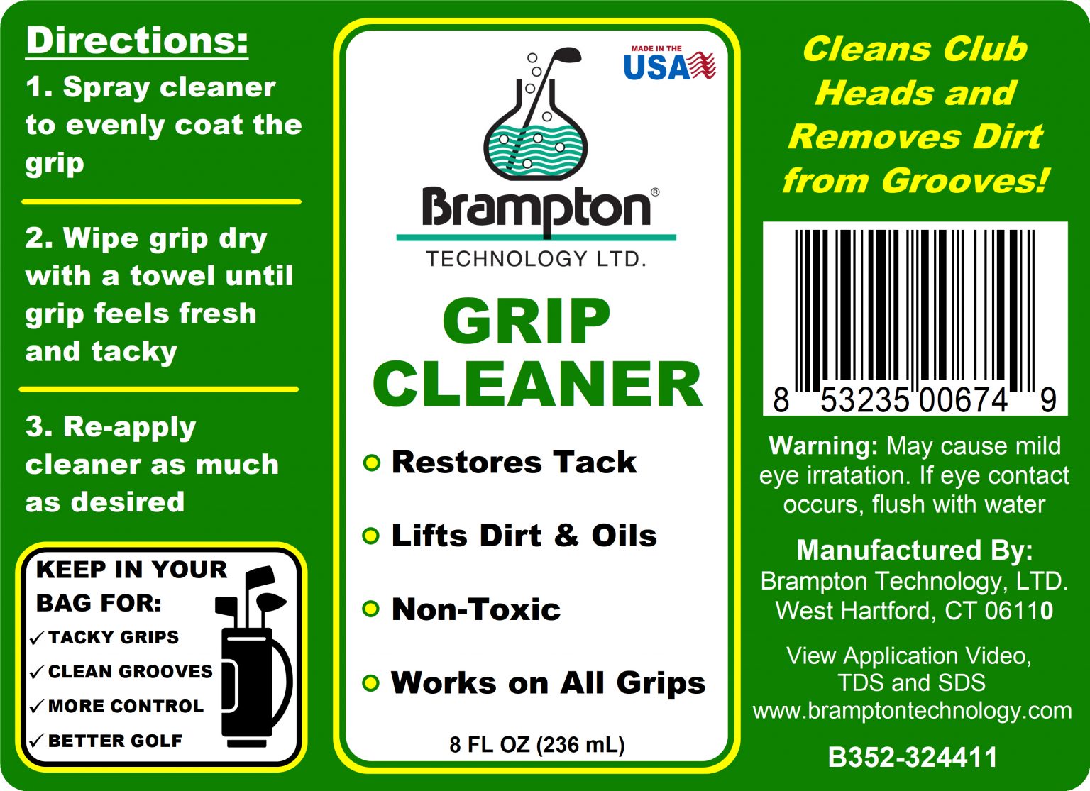 Grip Cleaner - Brampton Technology