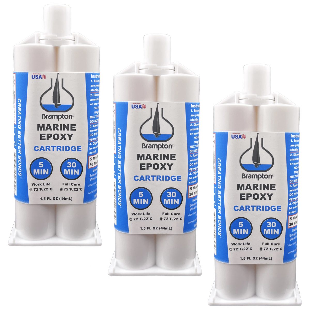 Marine Epoxy Cartridge Bundle - Brampton Technology